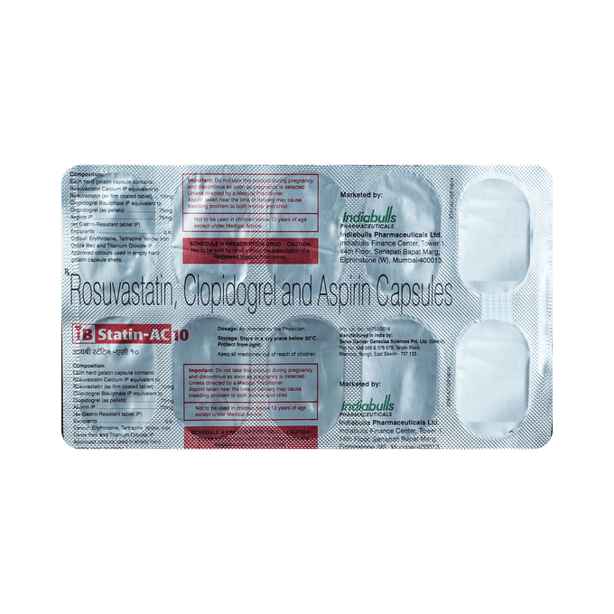 IB Statin - AC 10 Capsule buy now @ ₹100.3 per 10 Strip | Online Rengas ...