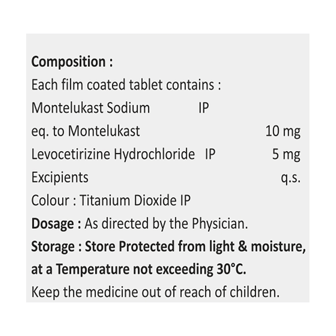L-Monte Tablet buy now @ ₹101 per 10 Strip | Online Rengas Pharmacy India