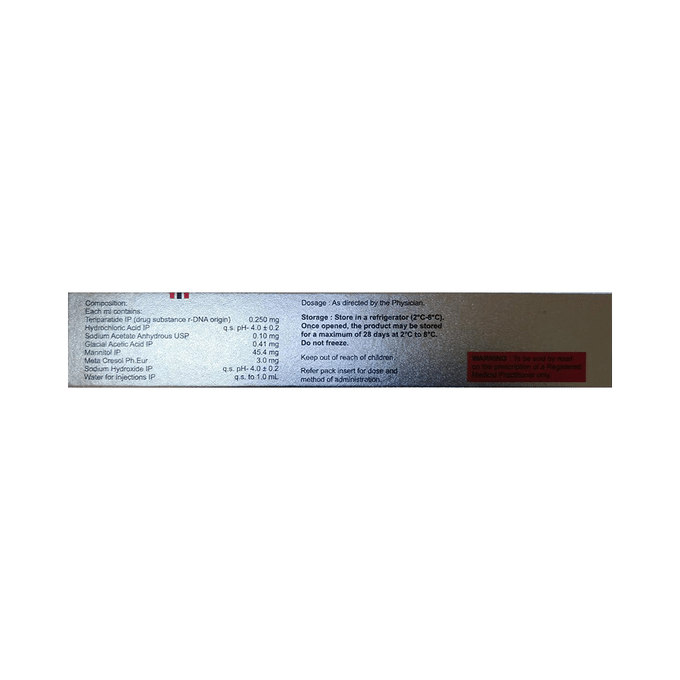 Osteri 750mcg Solution for Injection buy now @ ₹8805.55 Solution For ...