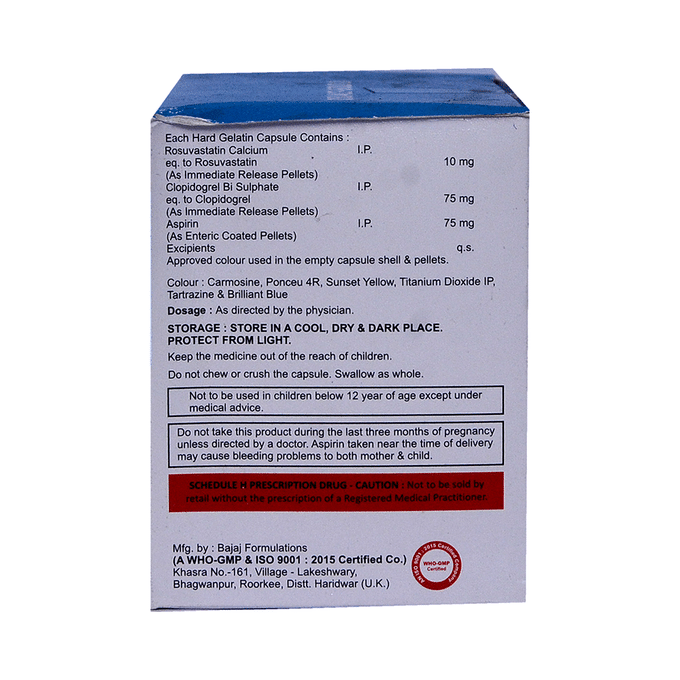 Rosuace-Gold 10 Capsule IR buy now @ ₹201 per 15 Strip | Online Rengas ...