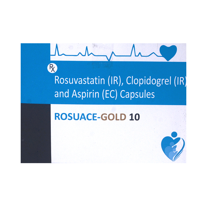 Rosuace-Gold 10 Capsule IR buy now @ ₹201 per 15 Strip | Online Rengas ...