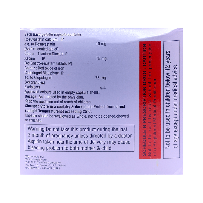 Rosustol ASP Gold 10 Capsule buy now @ ₹129.00 per 10 Strip | Online ...