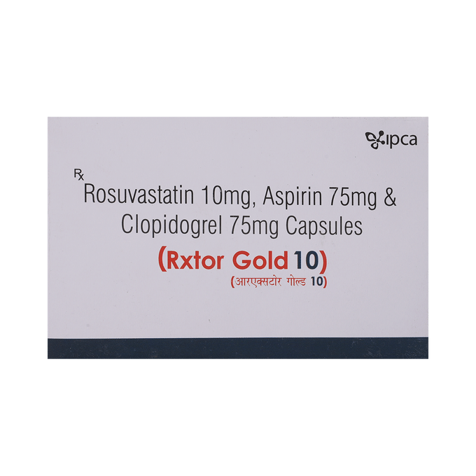 Rxtor Gold 10 Capsule buy now @ ₹16.63 Capsule | Online Rengas Pharmacy ...