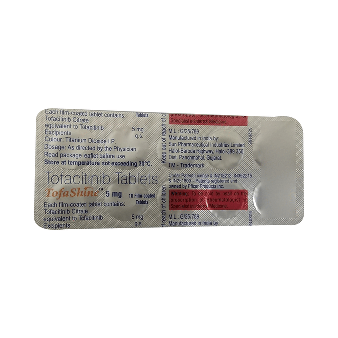 Tofashine 5mg Tablet buy now @ ₹344.25 Tablet | Online Rengas Pharmacy ...