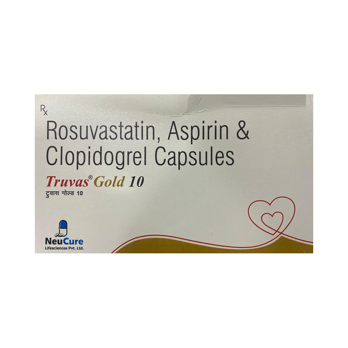 Truvas Gold 75mg/10mg/75mg Capsule buy now @ ₹145.00 per 10 Strip ...