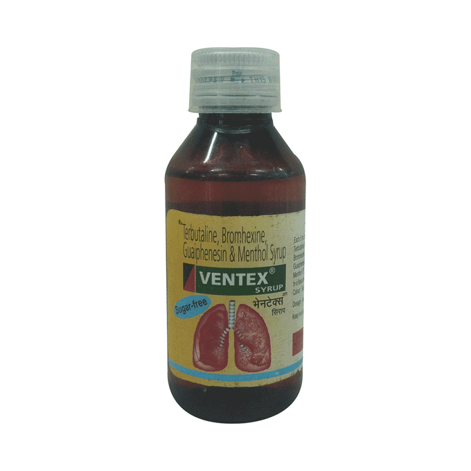 Ventex Syrup Sugar Free buy now @ ₹94 per 1 Bottle | Online Rengas ...