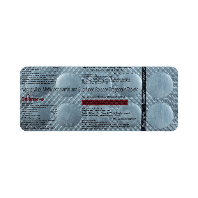 Balanerve Tablet buy now @ ₹218.00 per 10 Strip | Online Rengas ...