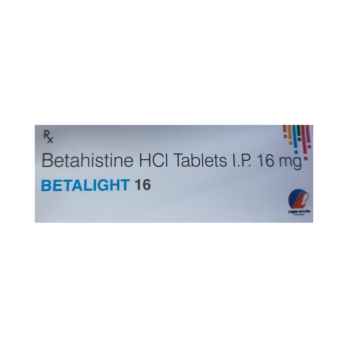 Betalight 16 Tablet buy now @ ₹120.00 per 10 Strip | Online Rengas ...