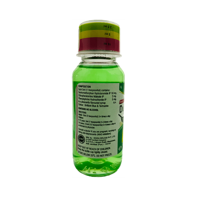 Dukof DC Cough Syrup buy now @ ₹72 per 1 Bottle | Online Rengas ...